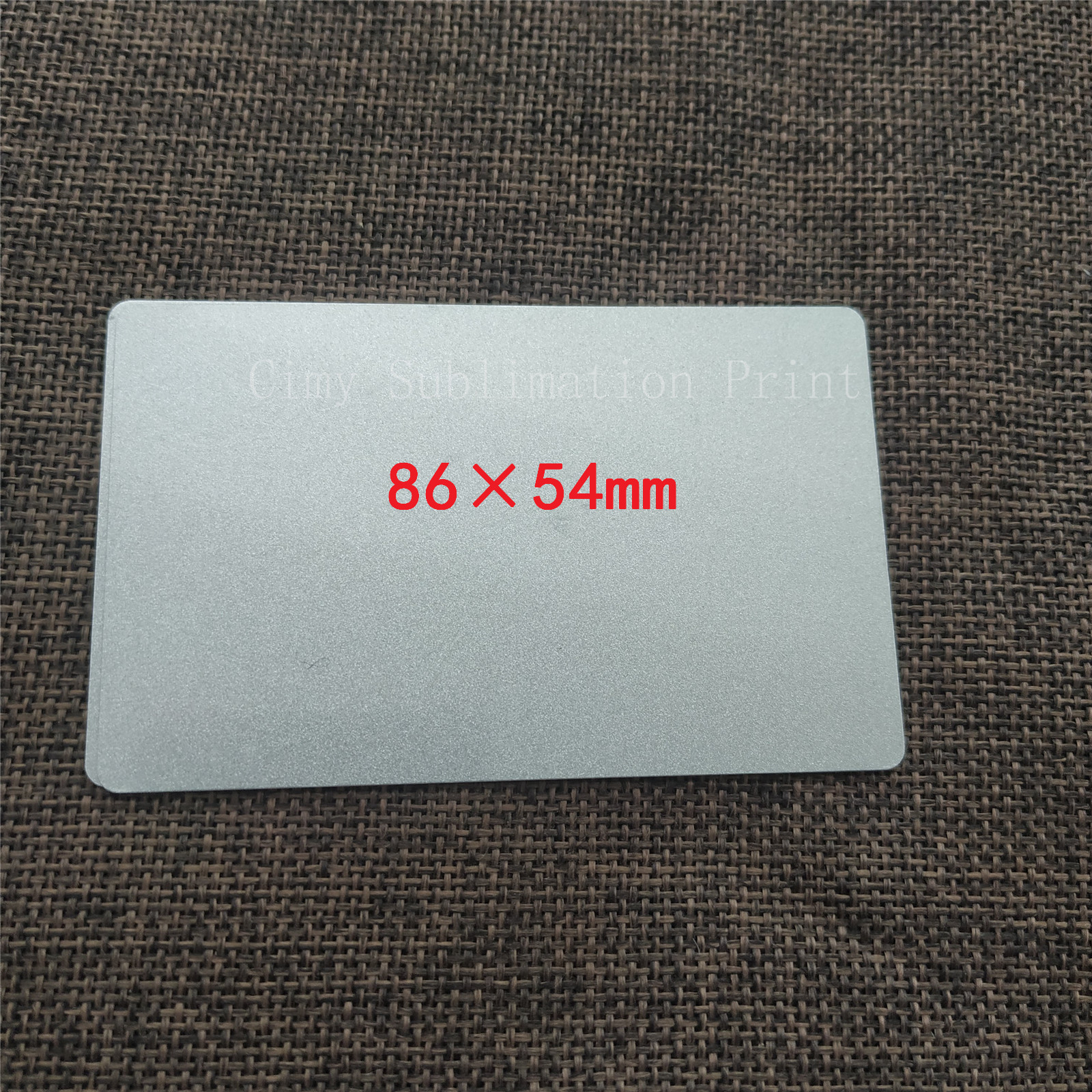 50sheets 0.45mm 86*54mm Blank Sublimation Metal Plate Aluminium sheet ...