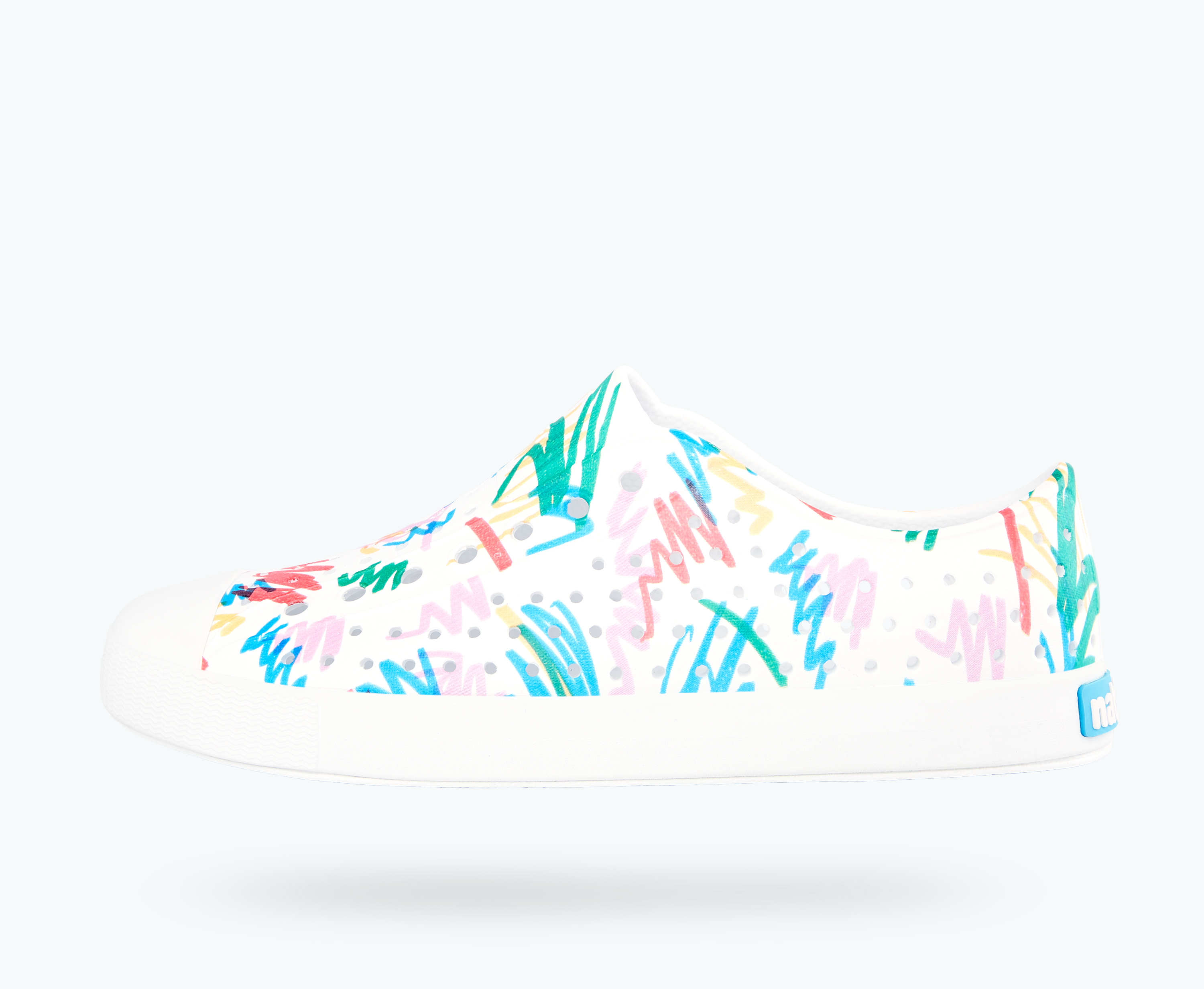 Native Shoes รองเท้ากันน้ำผู้ใหญ่ EVA รุ่น JEFFERSON PRINT SHELL WHITE ...