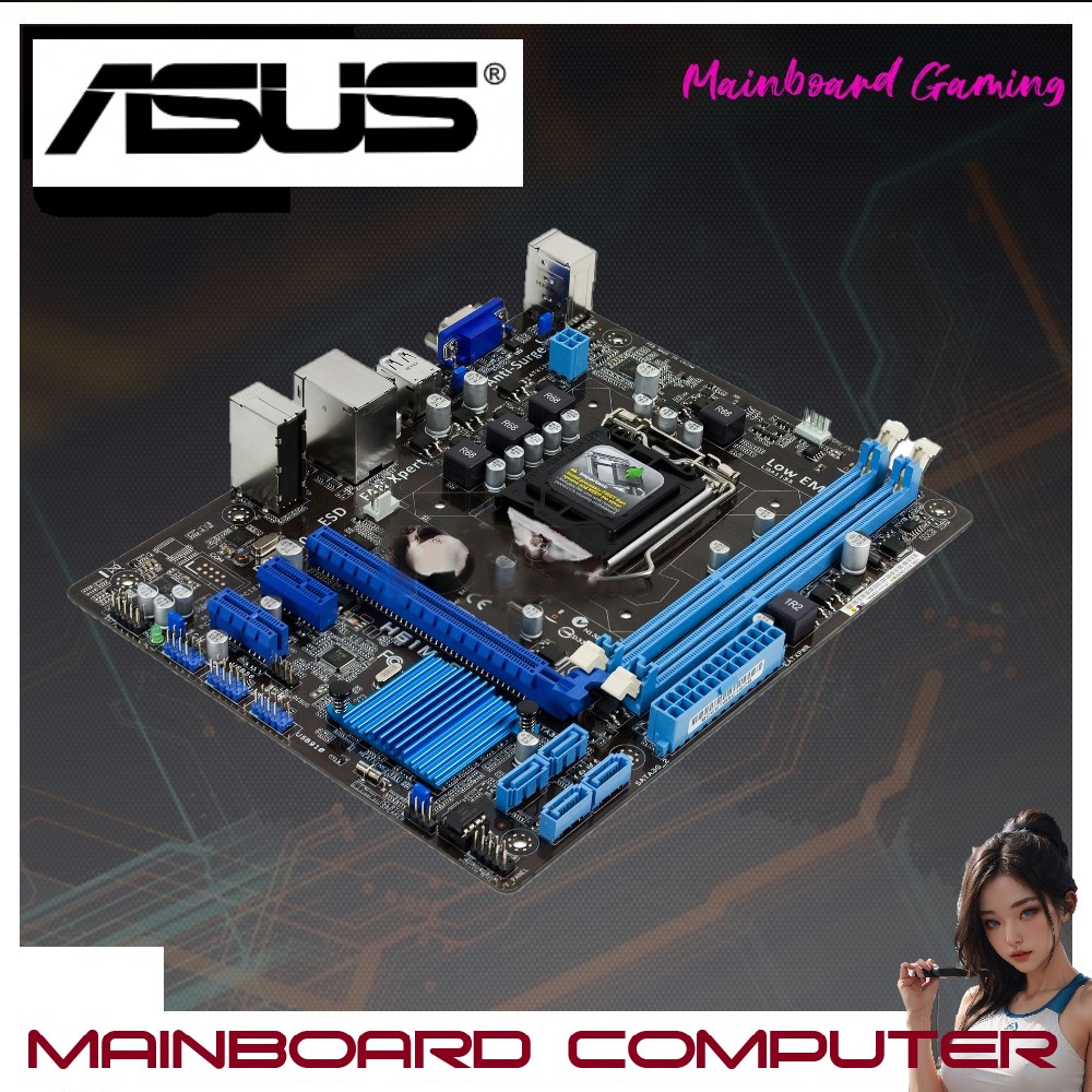 ASUS/MAINBOARD/H61M-E LGA 1155 Intel Micro ATX Intel DDR3 GEN2-3 ...