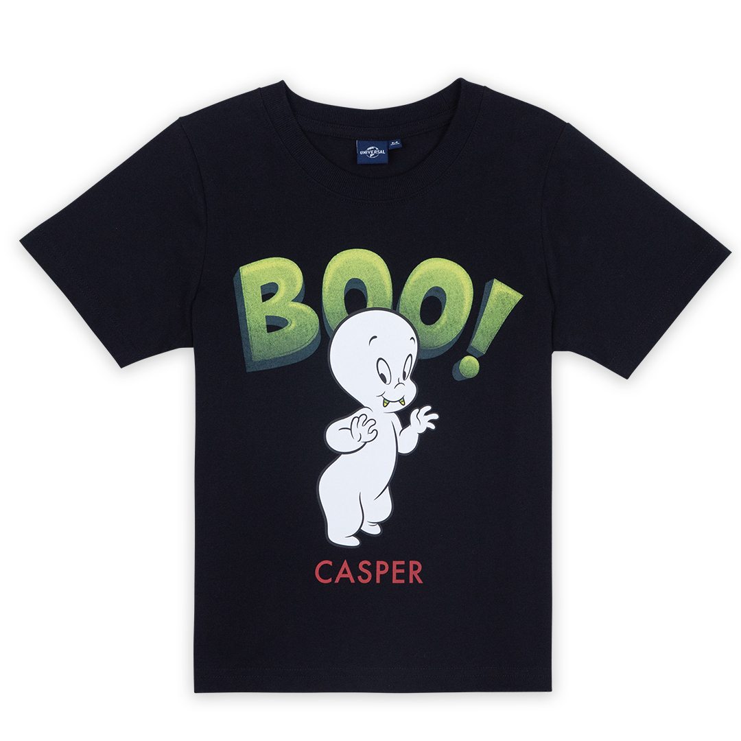 Universal Studios Boy Casper The Friendly Ghost Boo! T-Shirt Halloween ...