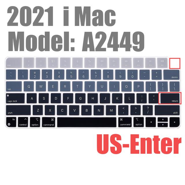 For Apple Magic Keyboard Cover (2021 release) A2450 A2449 Stickers iMAC ...