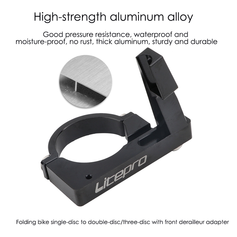 Litepro Sp8 Folding Bike Front Derailleur Adapter Conversion Mounting ...
