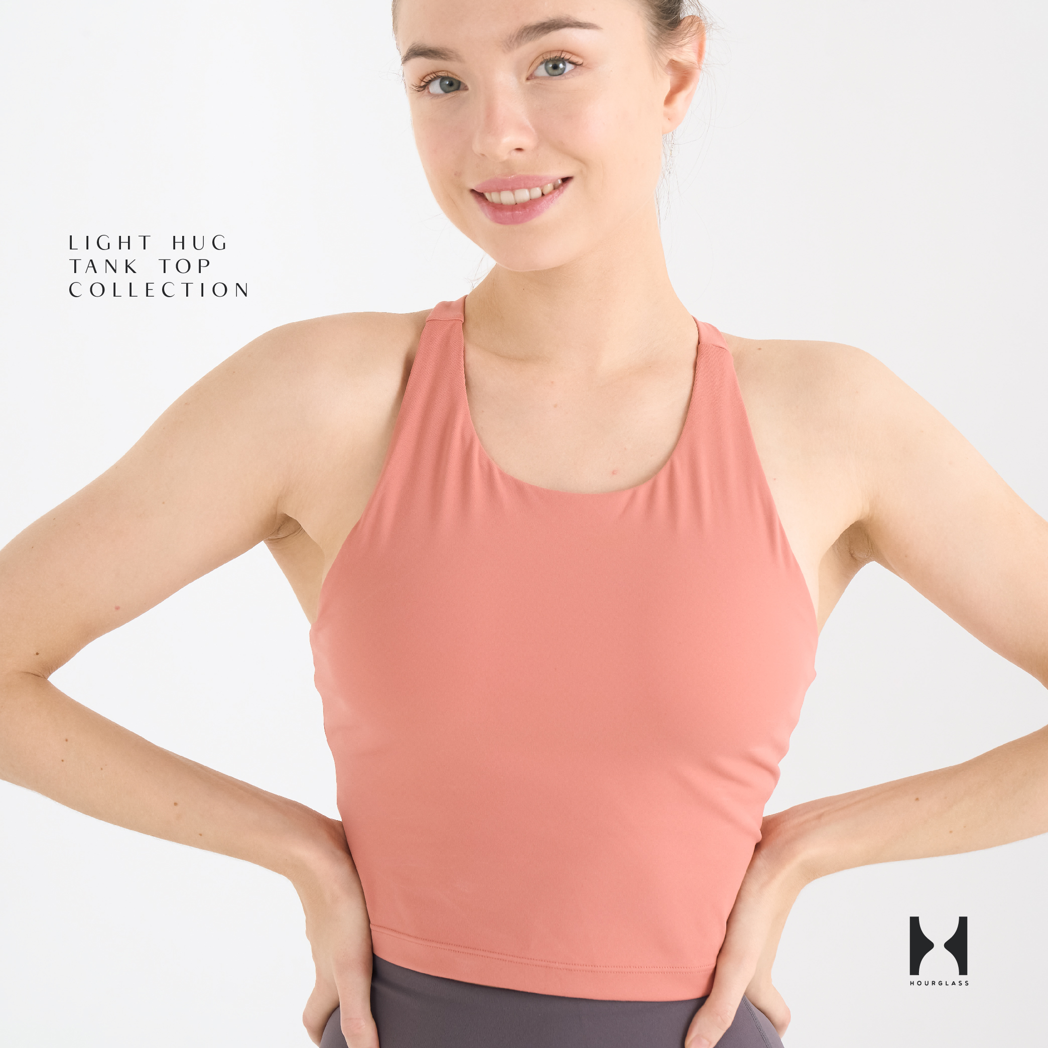 HOURGLASS "LIGHT HUG" TANK TOP WITH SUPPORT BRA เสื้อกล้ามเสริมซัพพอร์ท ...
