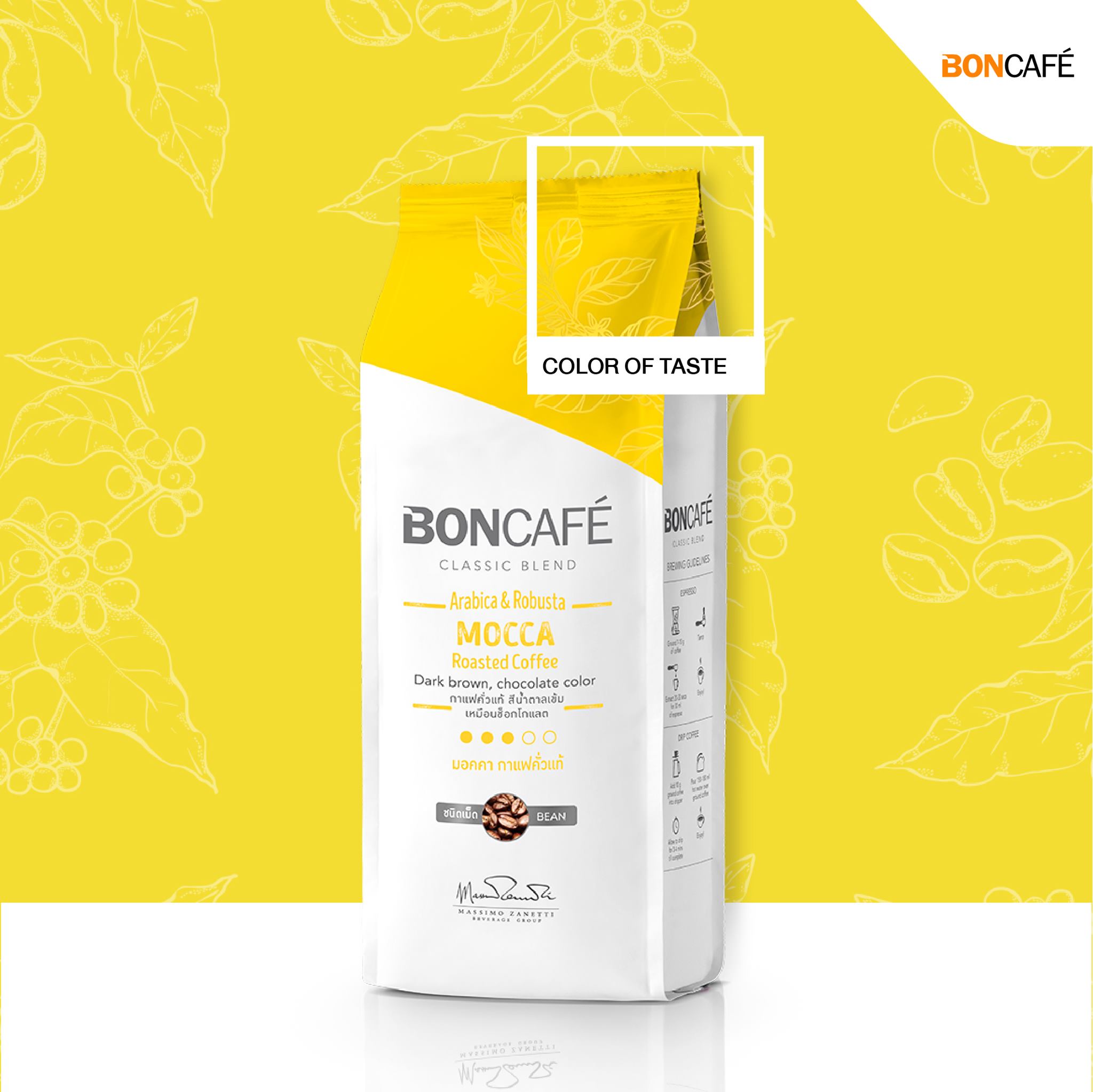 1 kg x Boncafe Classic Blends Mocca Bean 250g กาแฟคั่วชนิดเม็ด มอคค่า คลาสสิค ชนิดเม็ด 250 กรัม ...