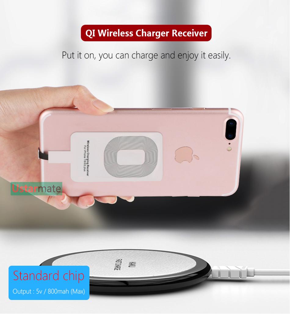 QI Wireless Charging Receiver แผ่นชาร์จไร้สาย แผ่นรองรับการชาจไร้สาย ...