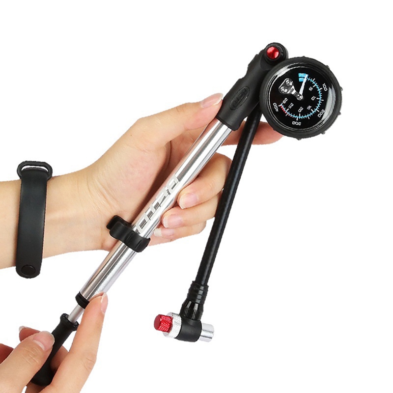 BETO 400PSI High-Pressure Pump Foldable Bike Air Shock Pump MTB Mini ...