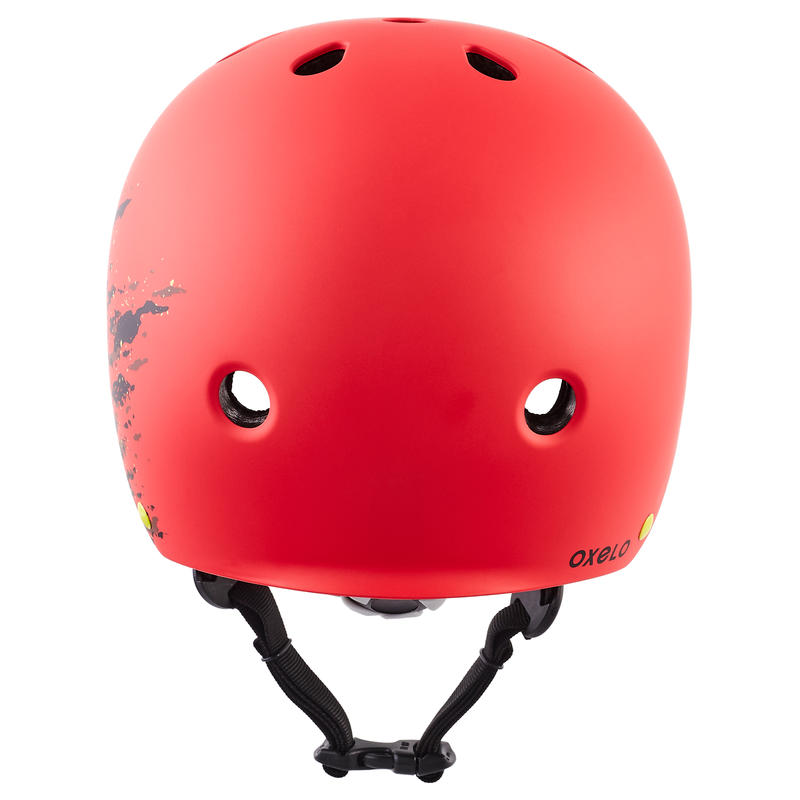 OXELO Skating Skateboarding And Scootering Helmet Play 7 - Red ...