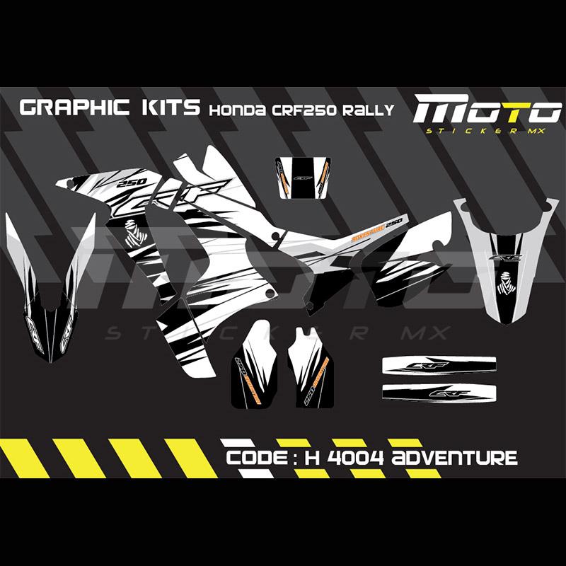 สติ๊กเกอร์วิบาก Honda CRF 250 Rally ทั้งคัน Graphic kit สติ๊กเกอร์ ...