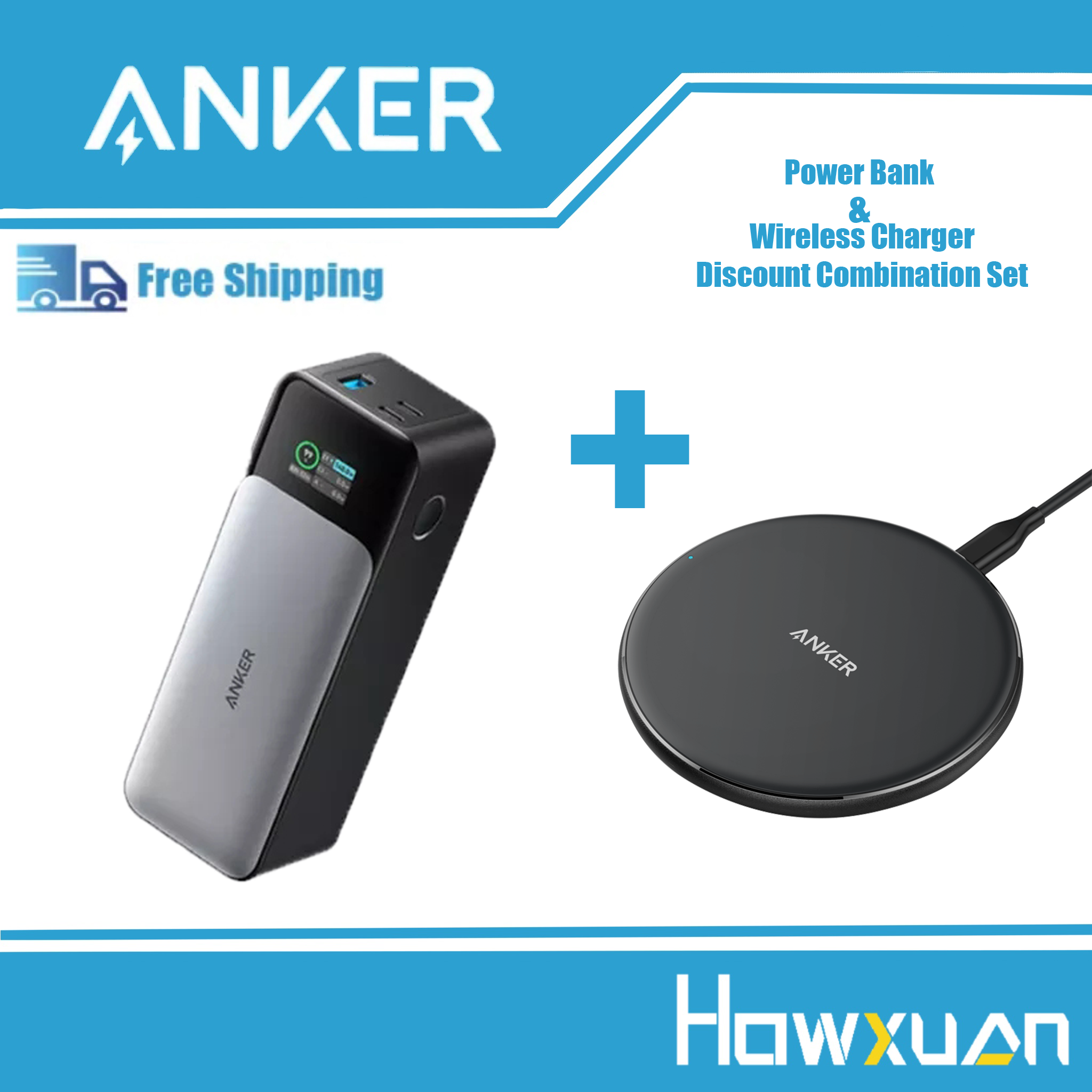 Anker 737 Powerbank Gen 2 PowerCore 24000mAh 140W พาวเวอร์แบงค์ แบต ...