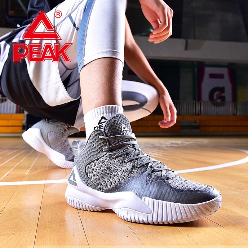 Peak basketball shoes men fall new low help combat boots light net ...