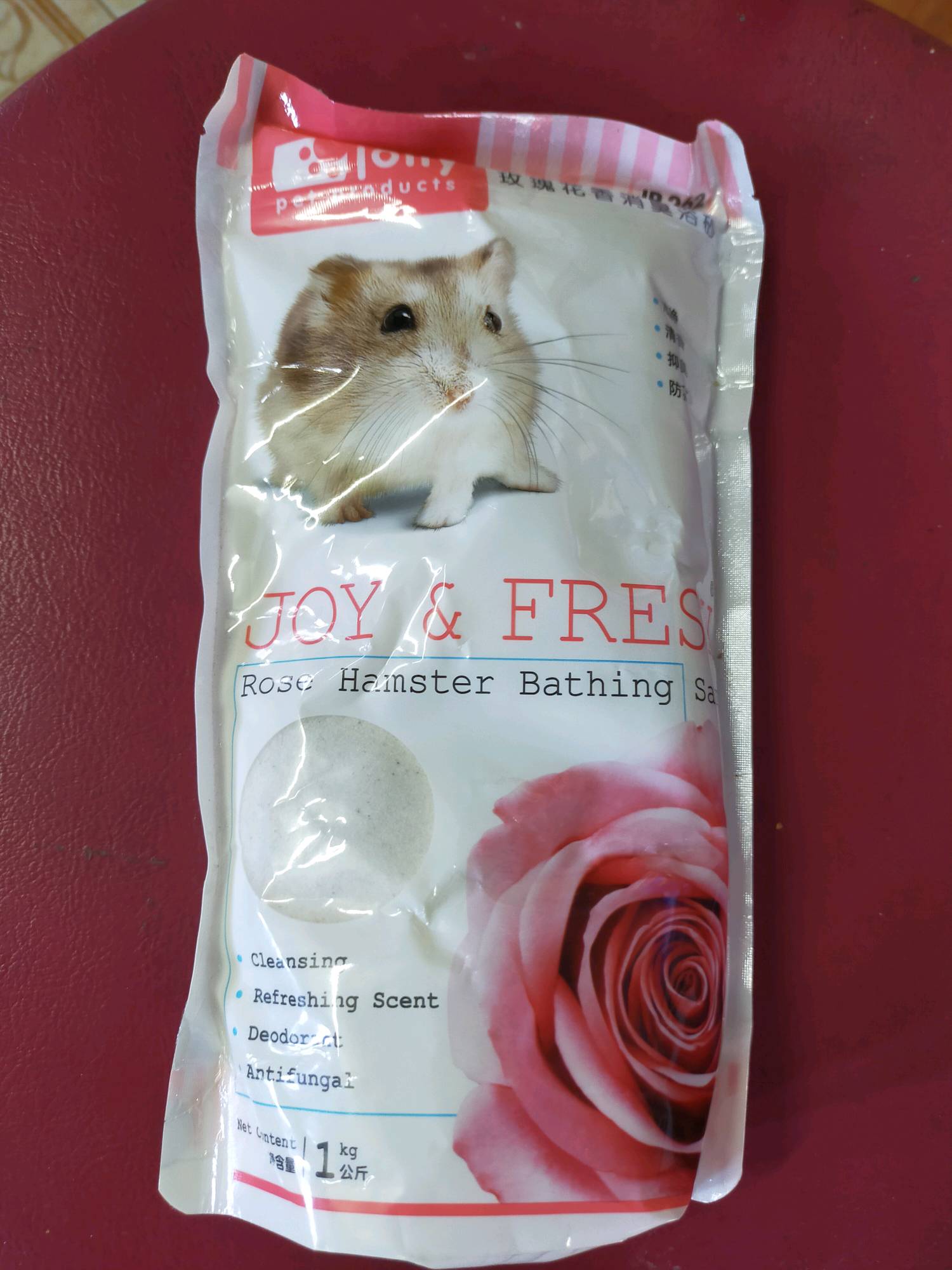 jolly JOY FRESH ทรายอาบน้ำหนูแฮมสเตอร์ กลิ่นกุหลาบ 500 กรัม ส่งเร็ว ...