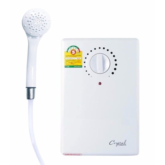 ข้อเสนอ Mazuma เครื่องทำน้ำอุ่นไฟฟ้า รุ่น Crystal 4500 วัตต์