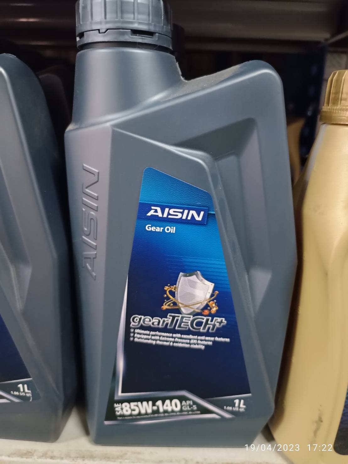 น้ำมันเกียร์ธรรมดา AISIN gearTECH Gear Oil GL-5 85W-140 1L - พีทีเอ็น ซัพพลาย ออโต้พาร์ท - ThaiPick