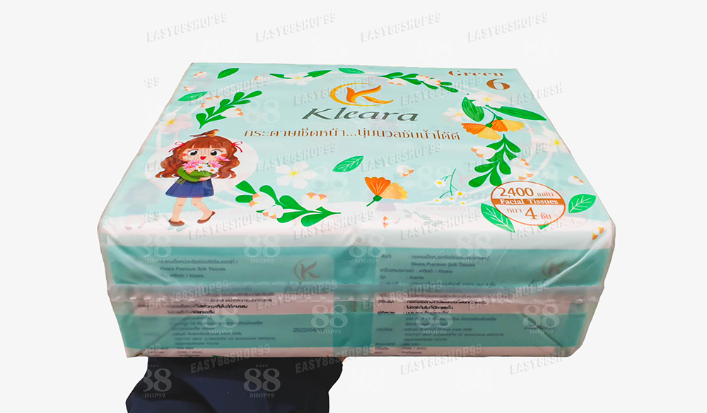 กระดาษเช็ดหน้า กระดาษทิชชู่ หนา 4 ชั้น ไม่เป็นขุย อ่อนโยนต่อทุก ...