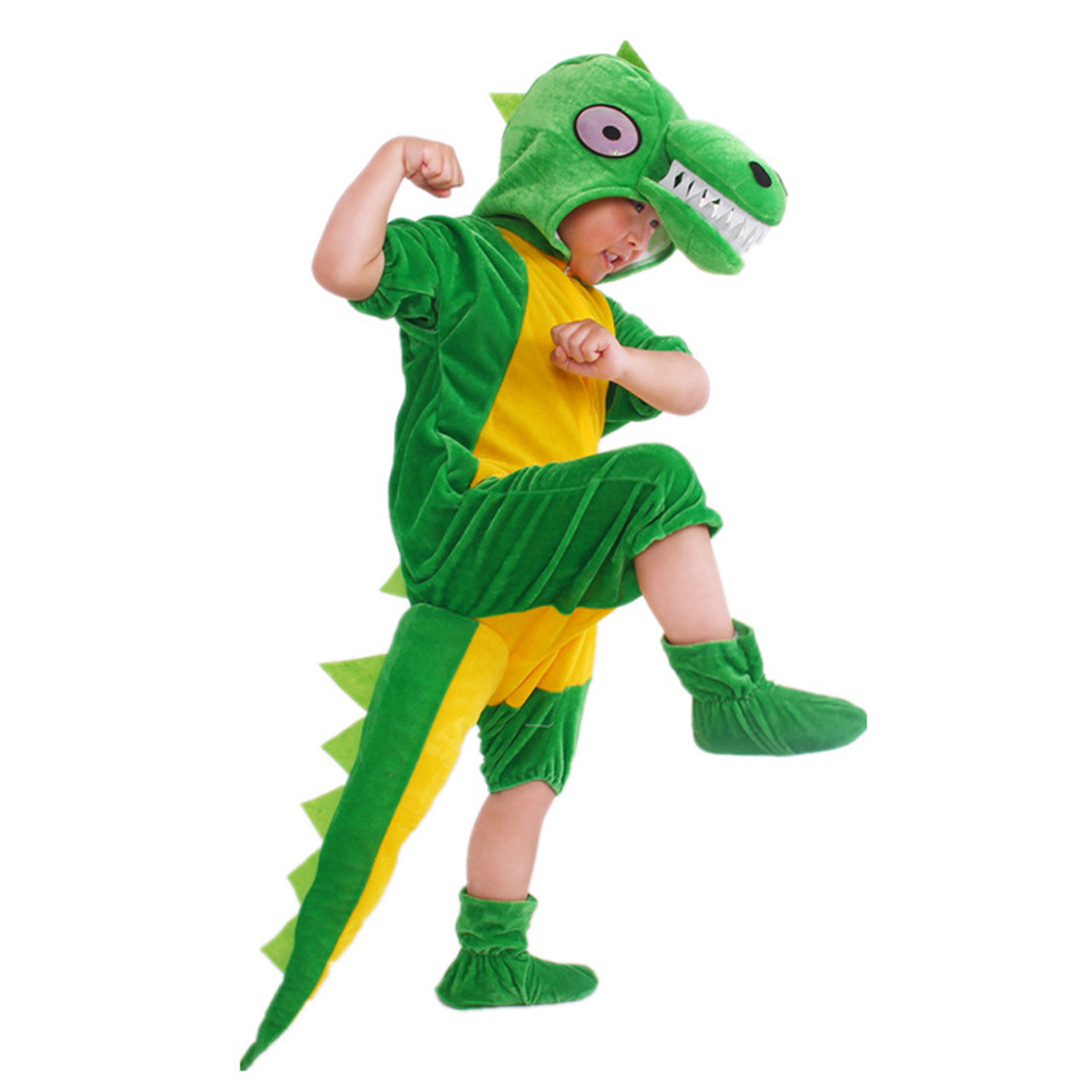 T-Rex Deluxe Kids Dinosaur Costume for Boy Girl Halloween Child ...