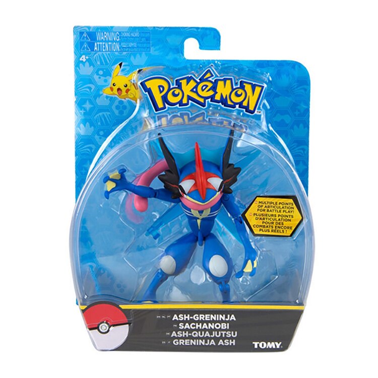 Pokemon figures kawaii mega ash ketchum greninja action model doll pvc ...