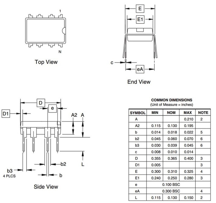 Attiny85 Attiny85-20PU MCU DIP IC for Arduino DIY Microcontroller iTeams ไมโครคอนโทรลเลอร์ขนาด ...