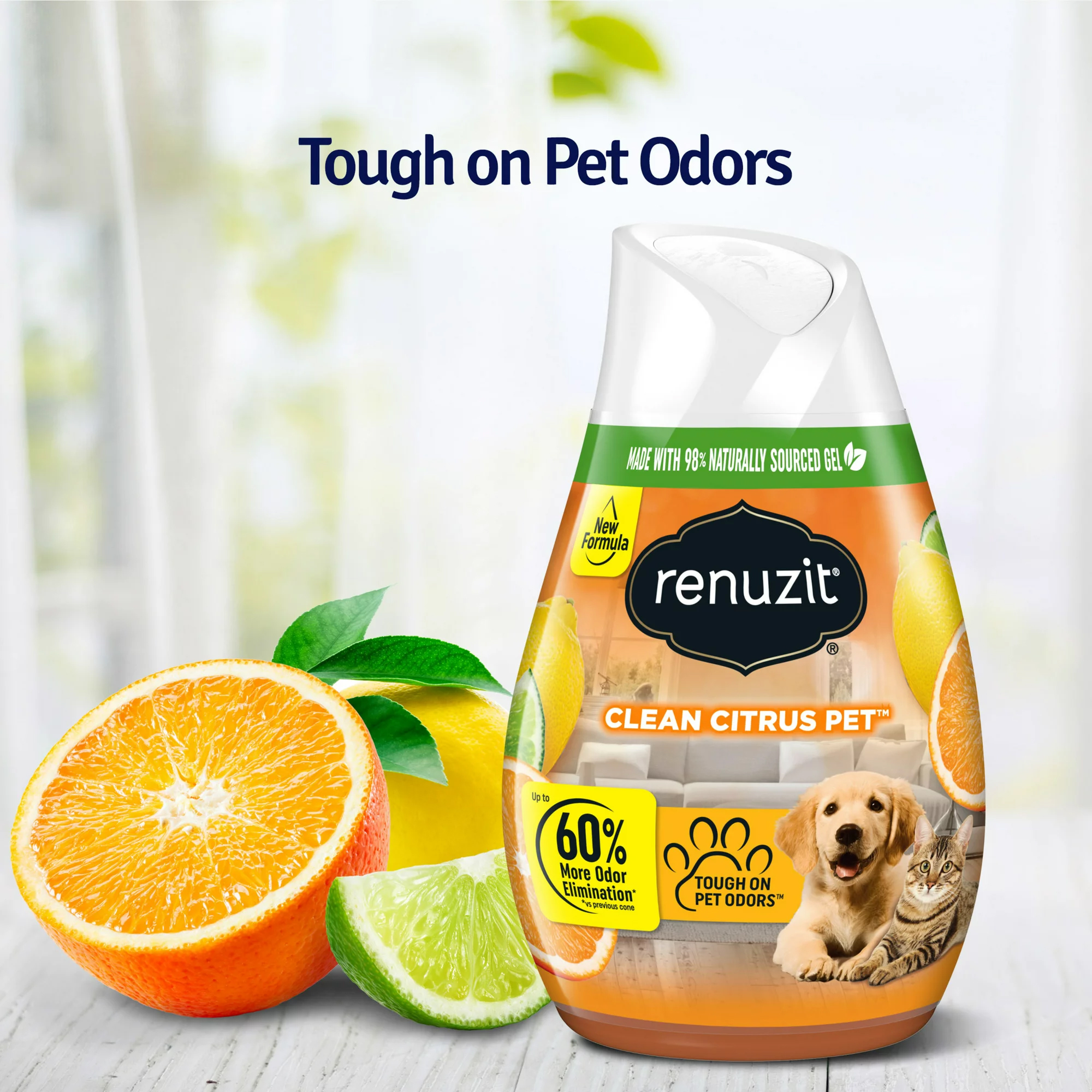 Free Renuzit Clean Citrus Pet รีนูซิต เจลปรับอากาศกลิ่นคลีนซีตรัส สัตว์ ...