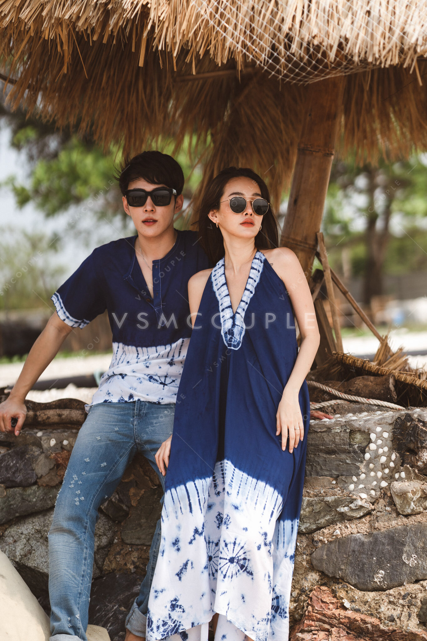 VSM เซตคู่รักที่ทะเลต้องลุกเป็นไฟ ด้วย spacial คอลเลคชั่น maxi มัดย้อม ...