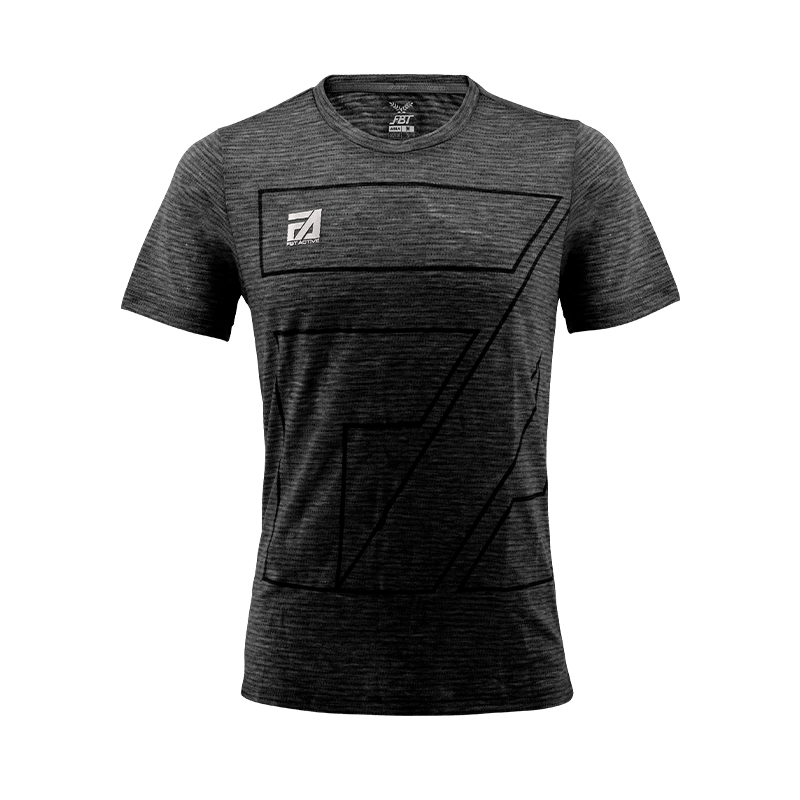 FBT เสื้อคอกลมพิมพ์ลาย เสื้อคอกลมเข้ารูปเอวตรง เสื้อกีฬา เสื้อยืด ...