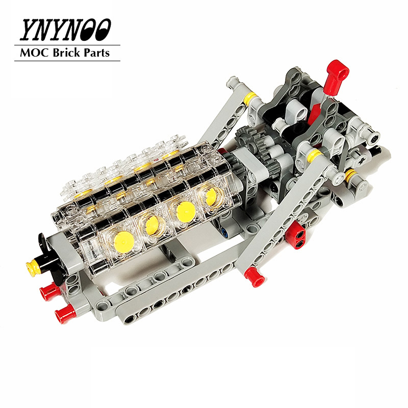 High-Tech Mechanical Power Group V8 Engine Cylinder Model Matched ...