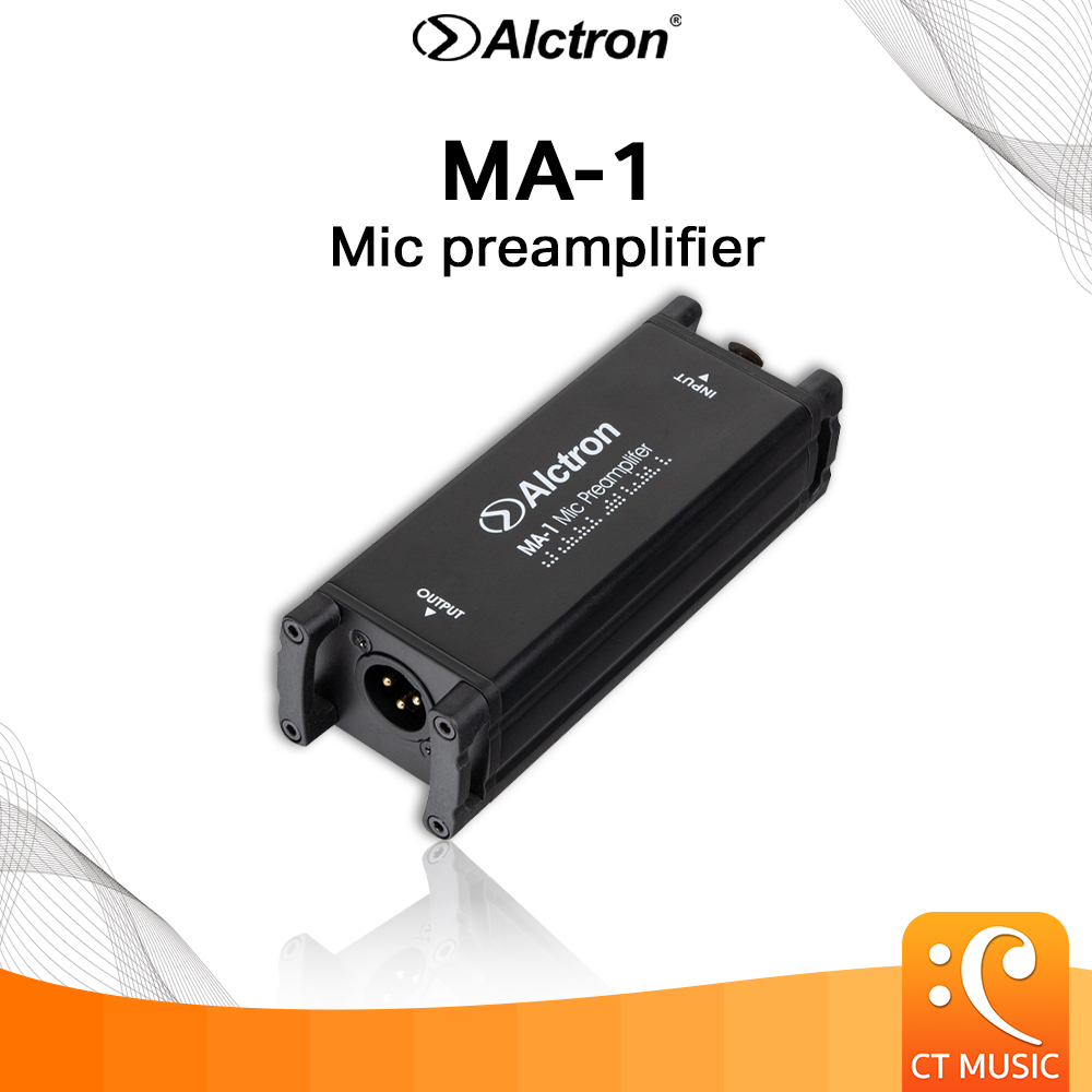 Alctron MA-1 Mic preamplifier ปรีแอมป์ ปรีแอมป์ไมโครโฟน | Lazada.co.th