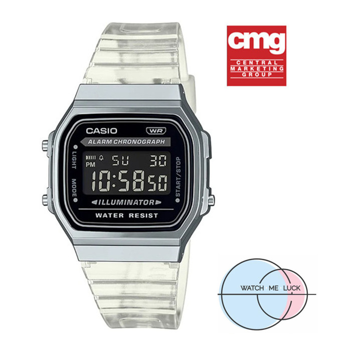 ของแท้ 100 นาฬิกา CASIO รุ่น A168XES-1BDF พร้อมรับประกัน 1 ปีเต็ม จาก ...