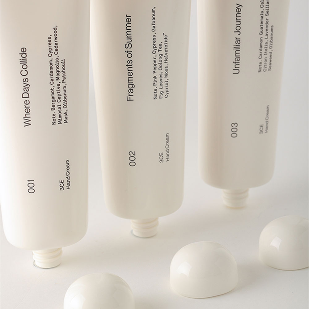 3CE UNFAMILIAR JOURNEY HANDCREAM 50 ML ทรีซีอี อันแฟมมิเลีย เจอนี แฮนด์ ...