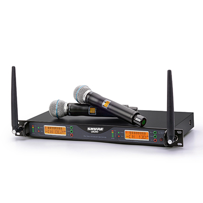 Shure ur24d การแสดงบนเวทีไมโครโฟนไร้สายมือถือหนึ่งสำหรับสอง KTV บ้าน ...