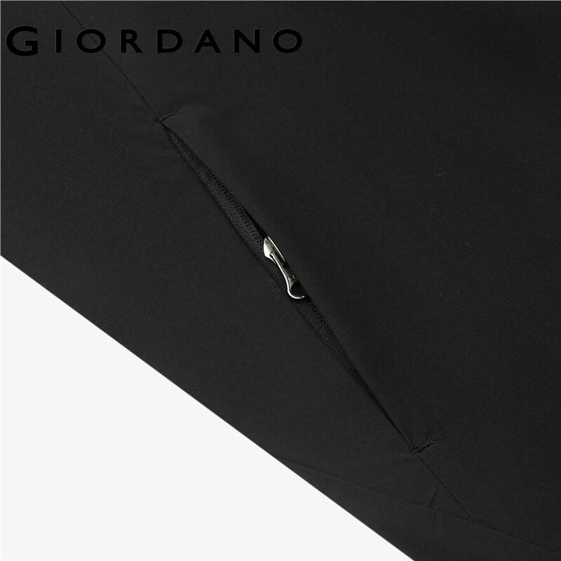 GIORDANO Men Jackets Windproof Plain Color Long Sleeve Simple ...