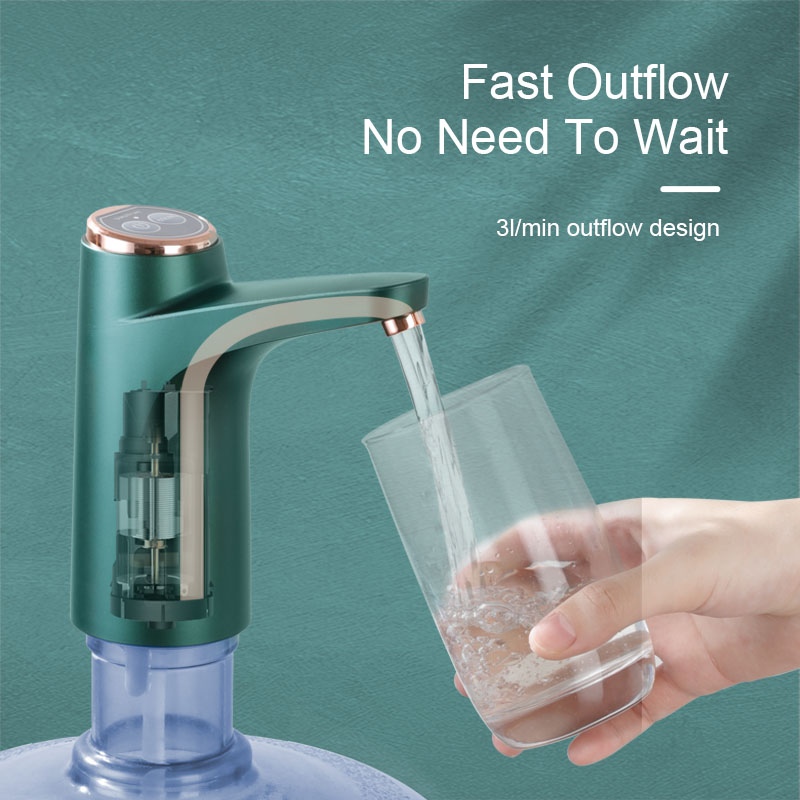 COD JIABAILI Rechargeable USB charging water dispenser pump wireless ...