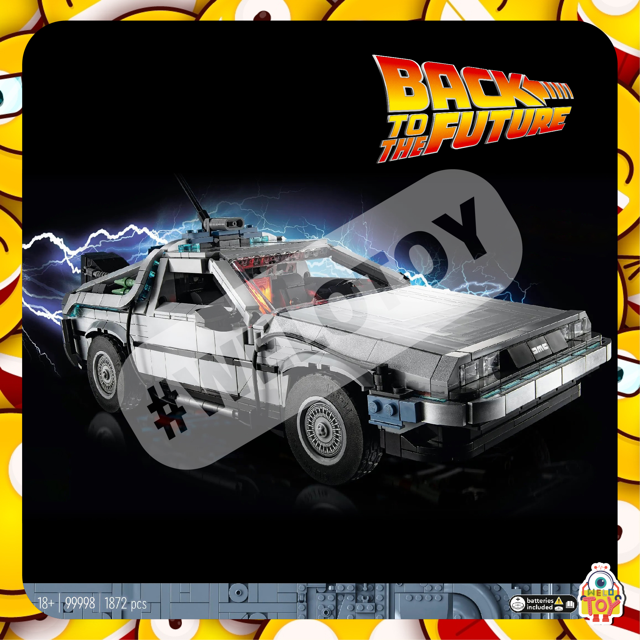 ตัวต่อ 99998 รถยนต์ไทม์แมชชีน 'เดอลอเรียน' Back to the Future Time ...