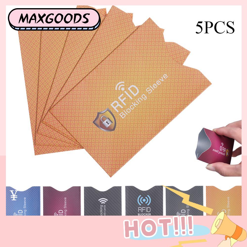 5PCS Case Covers Anti Theft for RFID Credit Card Protector Blocking ...