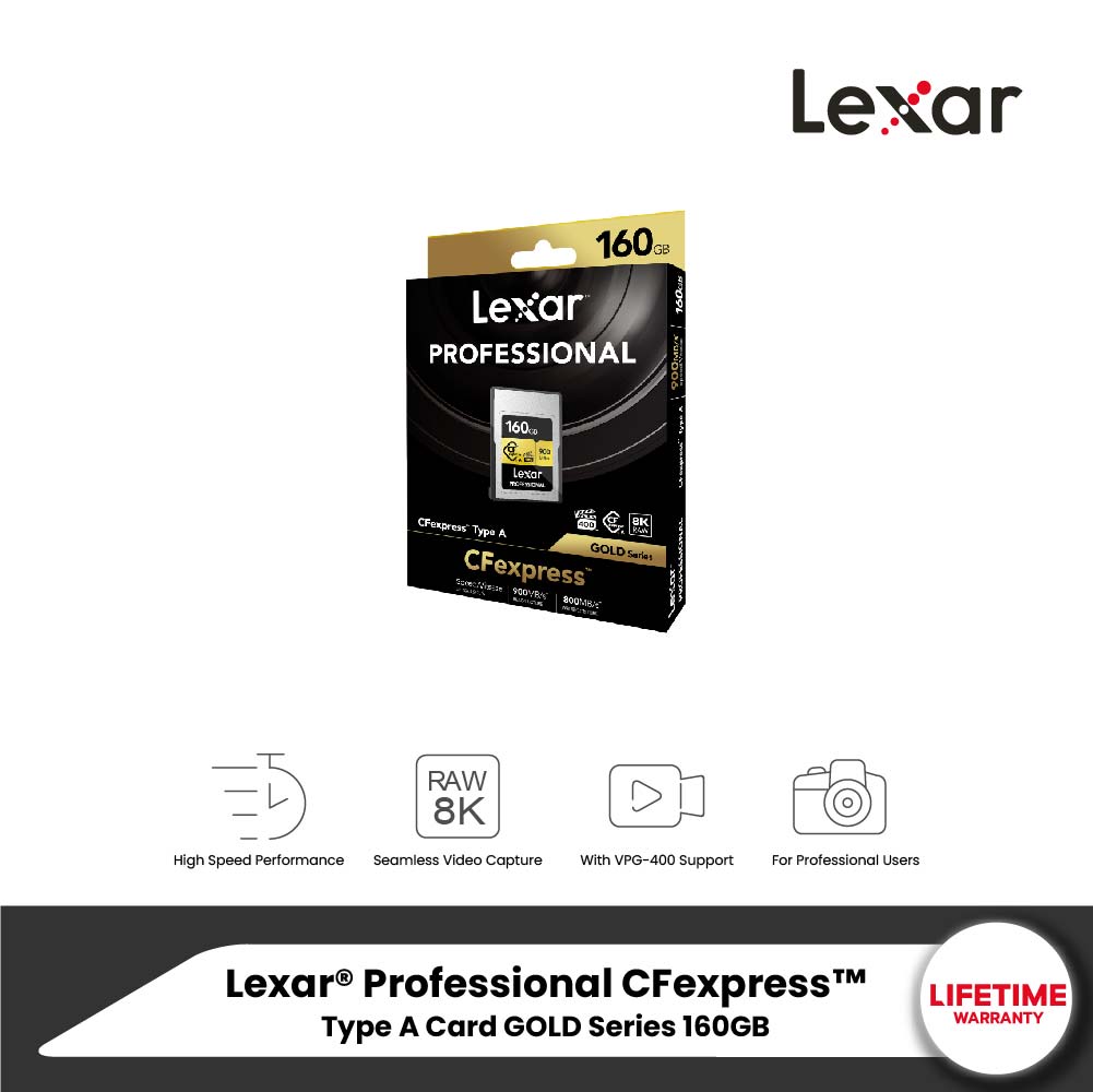 Lexar Professional CFexpress Type A Card GOLD Series เอสดีการ์ด สำหรับ ...
