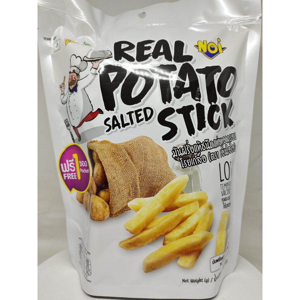 มันฝรั่งชนิดแท่งทอดกรอบรสฮอต&สไปซี่ Real Potato Stick NOI 100 กรัม - Pordee health shop - ThaiPick