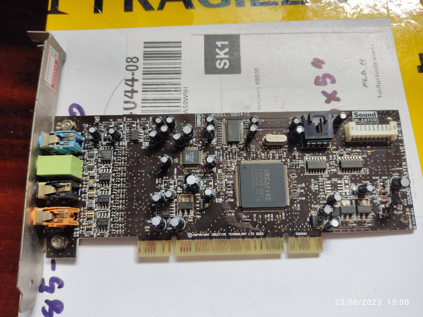 Sound Card Creative SB0400 - DOCNUU - ThaiPick