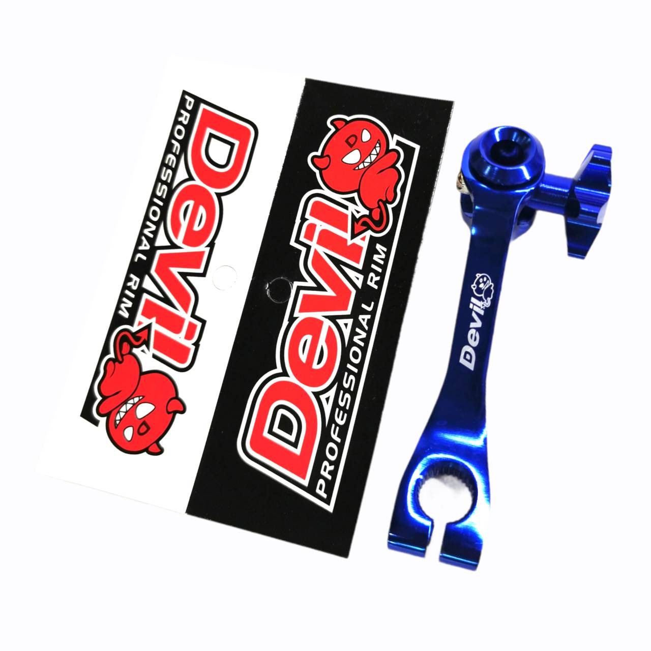 มือลิง CNC มือลิงแต่ง แบรนด์ Devil สีทูโทน โทนน้ำเงิน // น้ำเงิน - หมุดคละสี สีสวยมาก ...