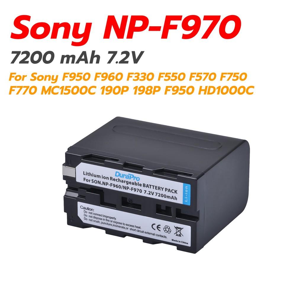 แบต แบตเตอรี่ แบตเตอรี่ NP-F970 สำหรับ Sony F950 F960 F330 F550 F570 F750 F770 ไฟ LED YN-300 ...