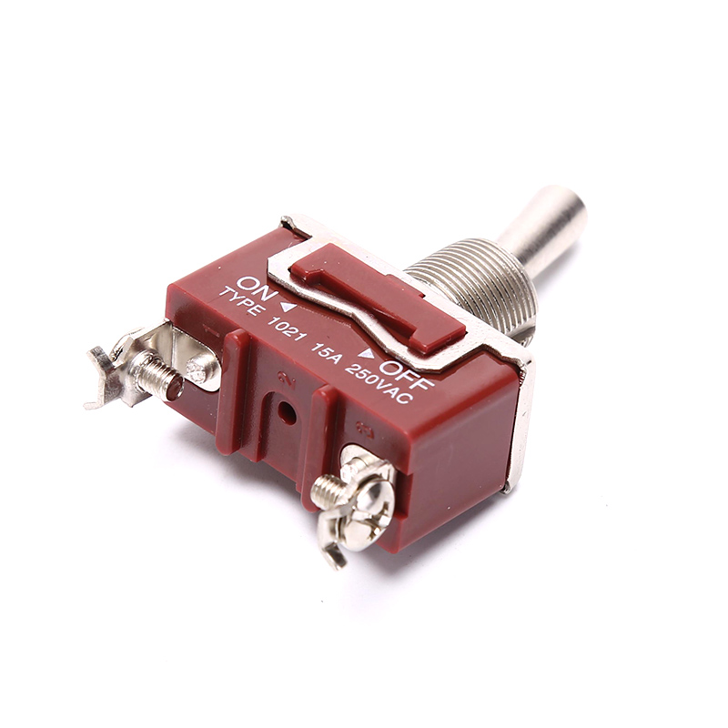 Momentary Toggle Switch (ON) OFF Spring Return 2 Pin Latching Switch ...