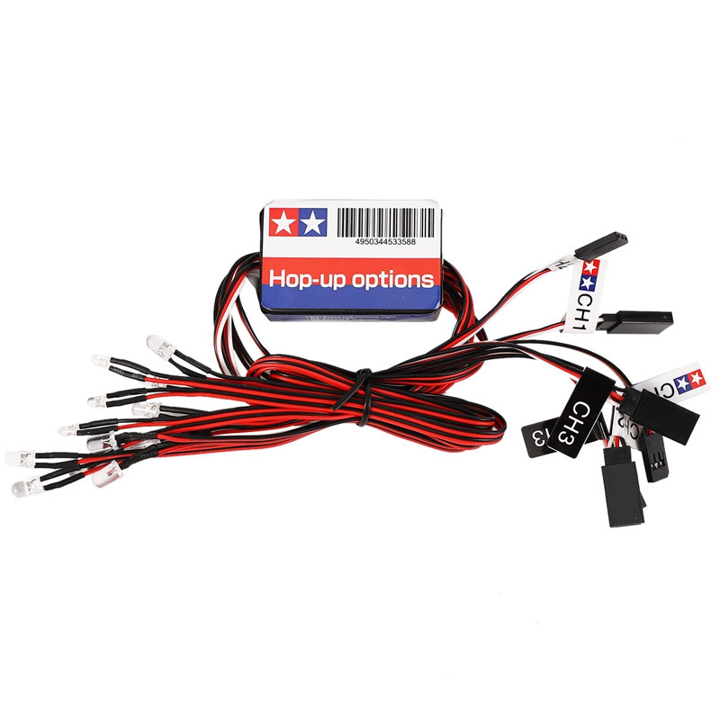 12 LED Lighting Kit Steering Brake Simulation Flash Light for 1/10 ...