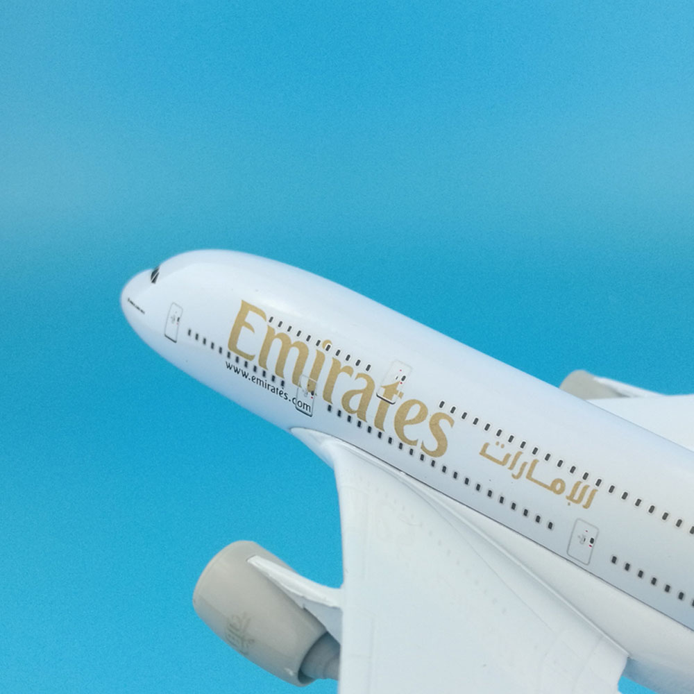 Emirates Airlines Airbus A380 20 cm High Quality Die Cast Aircraft ...