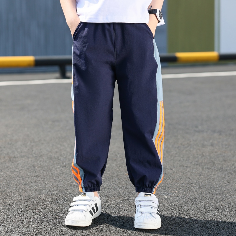 boys clothing Boys anti-mosquito pants thin summer pants 2022 new children's trousers summer big ...