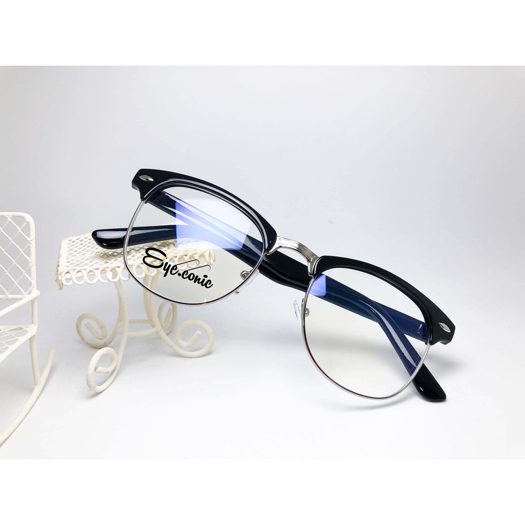 SELF แว่นตา รุ่น SA04 ส่งฟรี Clubmaster ครึ่งกรอบ สำหรับนำไปตัดเลนส์ | Lazada.co.th