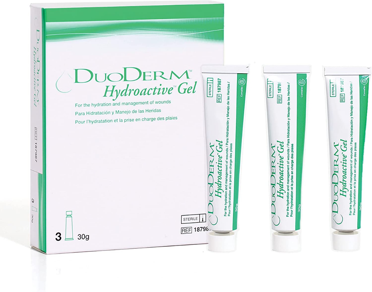 ConvaTec DuoDERM Hydroactive Sterile Gel, 30 Grams Tube for Management ...
