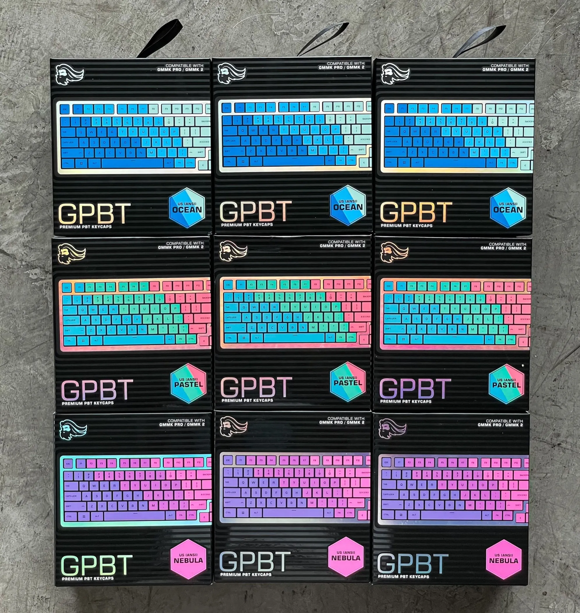 Glorious GPBT Keycaps 114 Key OCEAN | Thisshop