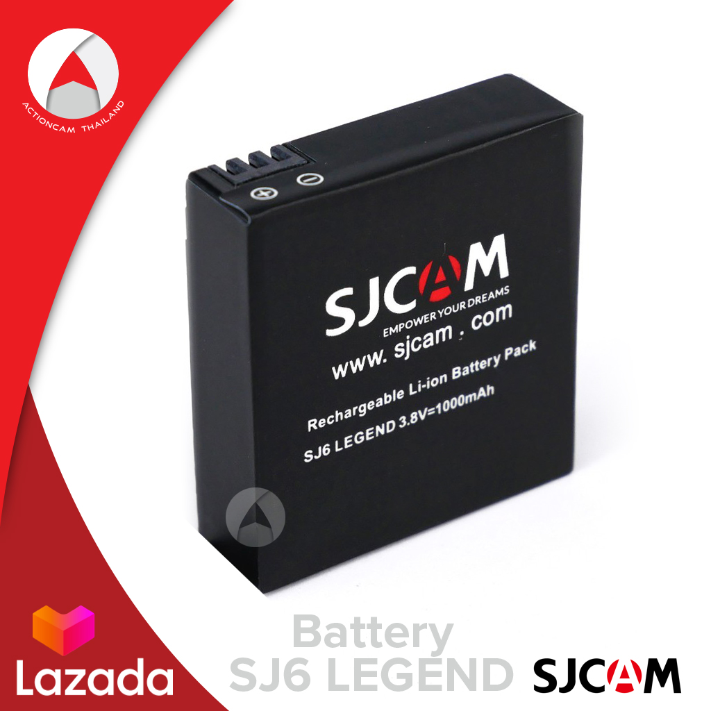 SJCAM Battery 1000 mAh for SJ6 อุปกรณ์กล้อง อุปกรณ์เสริม กล้อง action ...