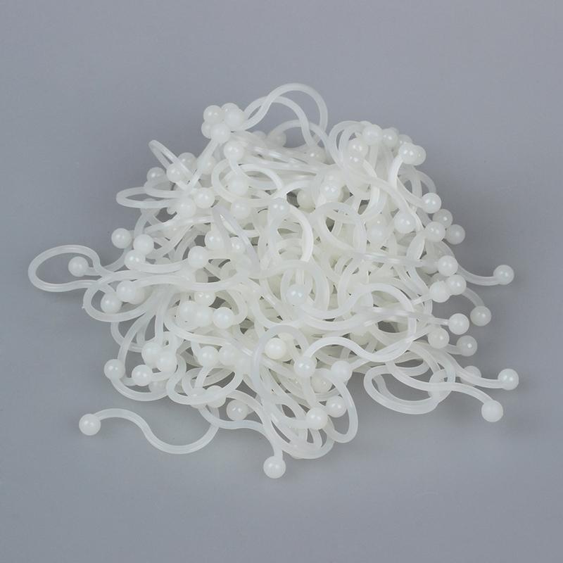 White Nylon Round Tips Twist Lock Cable Tie 100 Pcs - 3C For U - ThaiPick