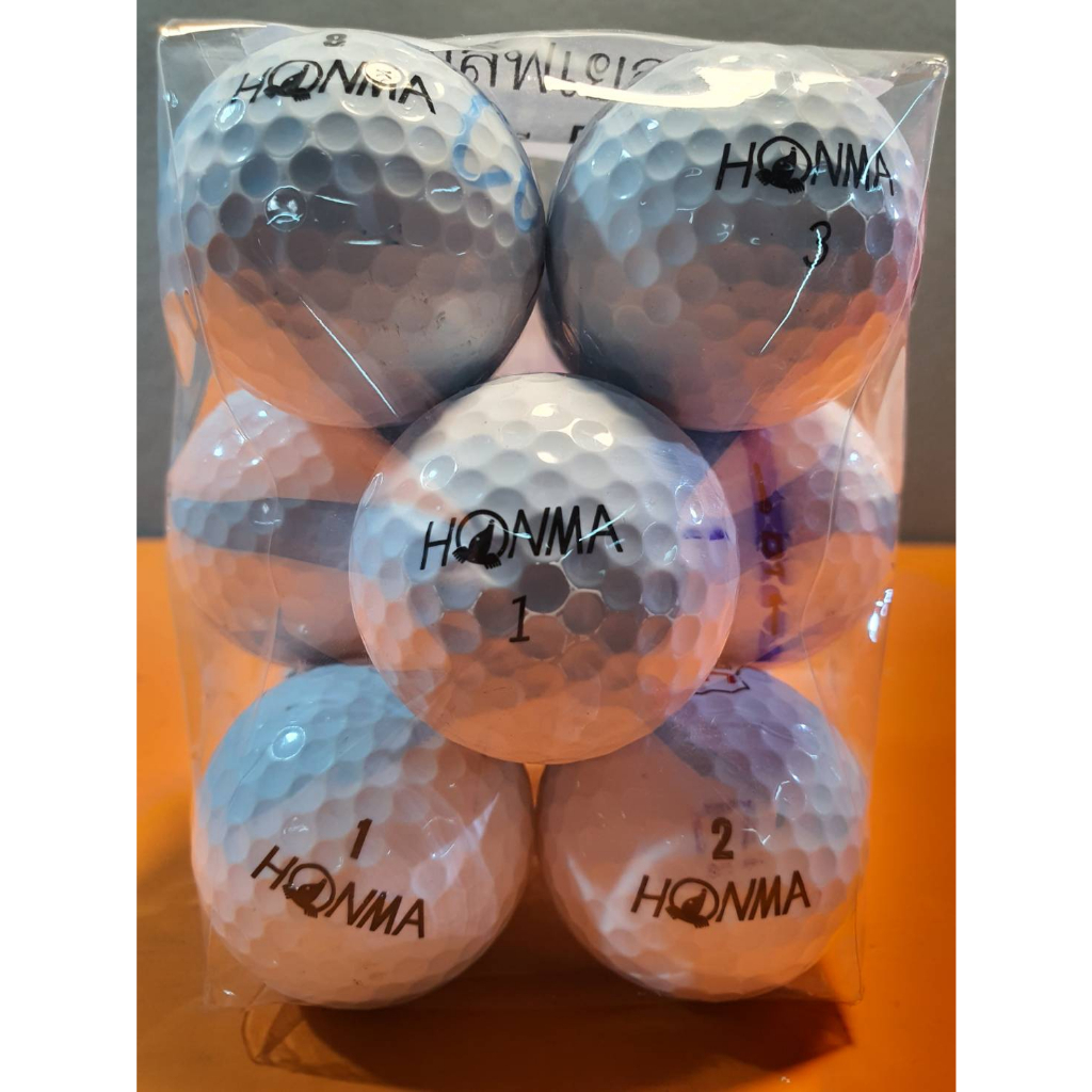 กอล์ฟ 12ลูก แบ่งเป็น ลูกกอล์ฟ ขาว ลูกสี แยกยี่ห้อ srixon titlelist honma และอีกหลายยี่ห้อ สภาพออ ...