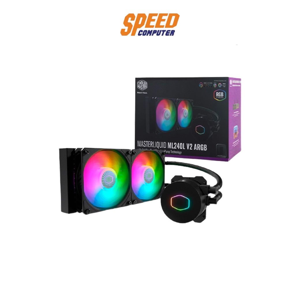 ชุดนํ้าปิด Master MasterLiquid ML240L ARGB V2 Liquid CPU Cooler By ...