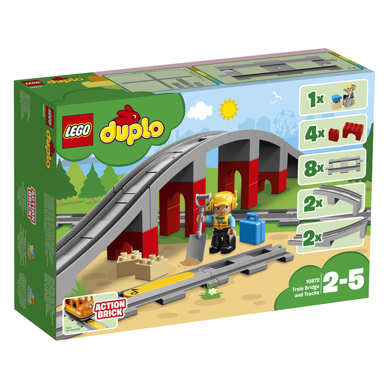 Genuine spot LEGO Duplo Depot large particles 10872 train bridge and ...